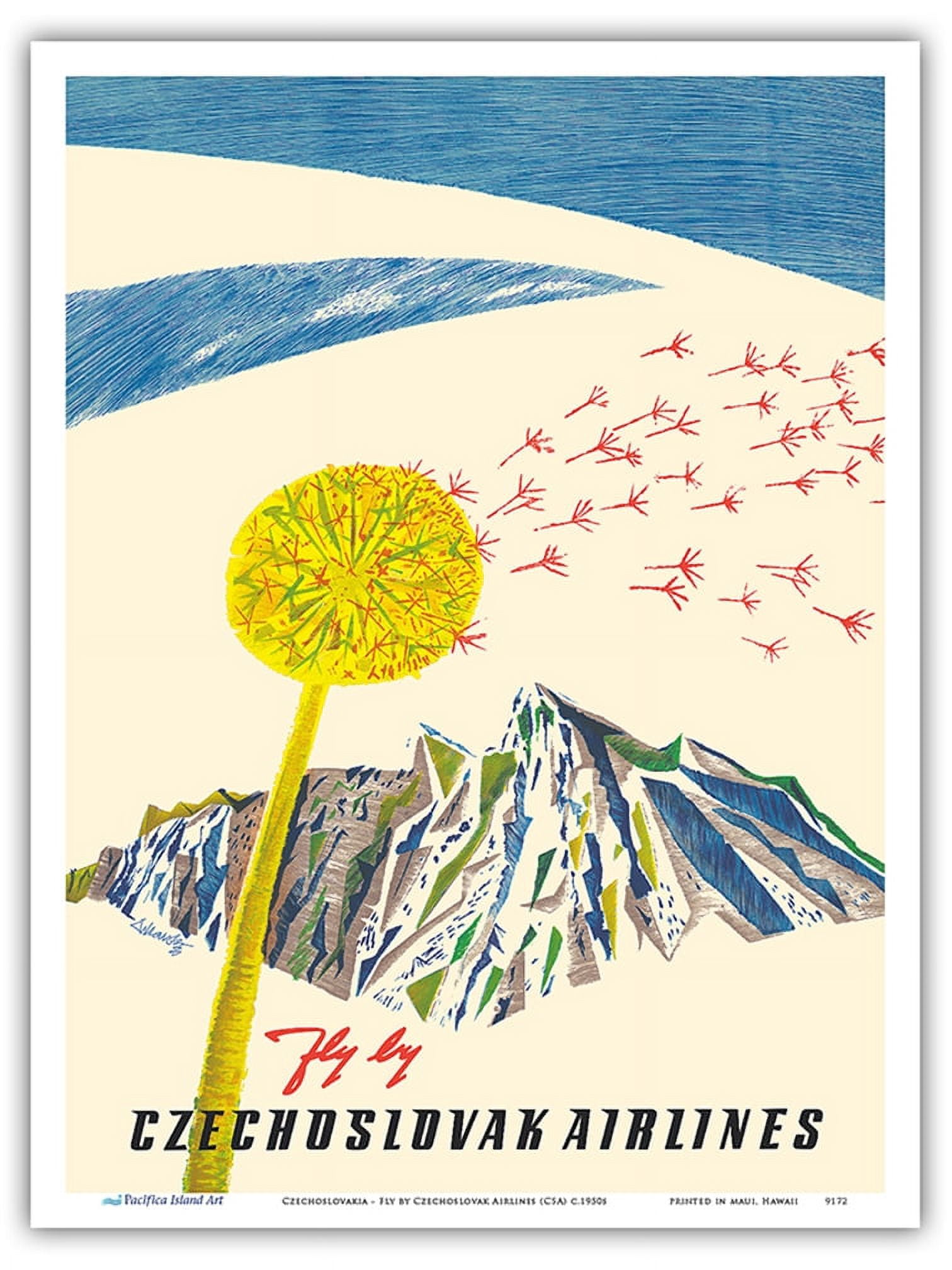 Czechoslovakia - Fly by Czechoslovak Airlines (CSA) - Dandelion ...
