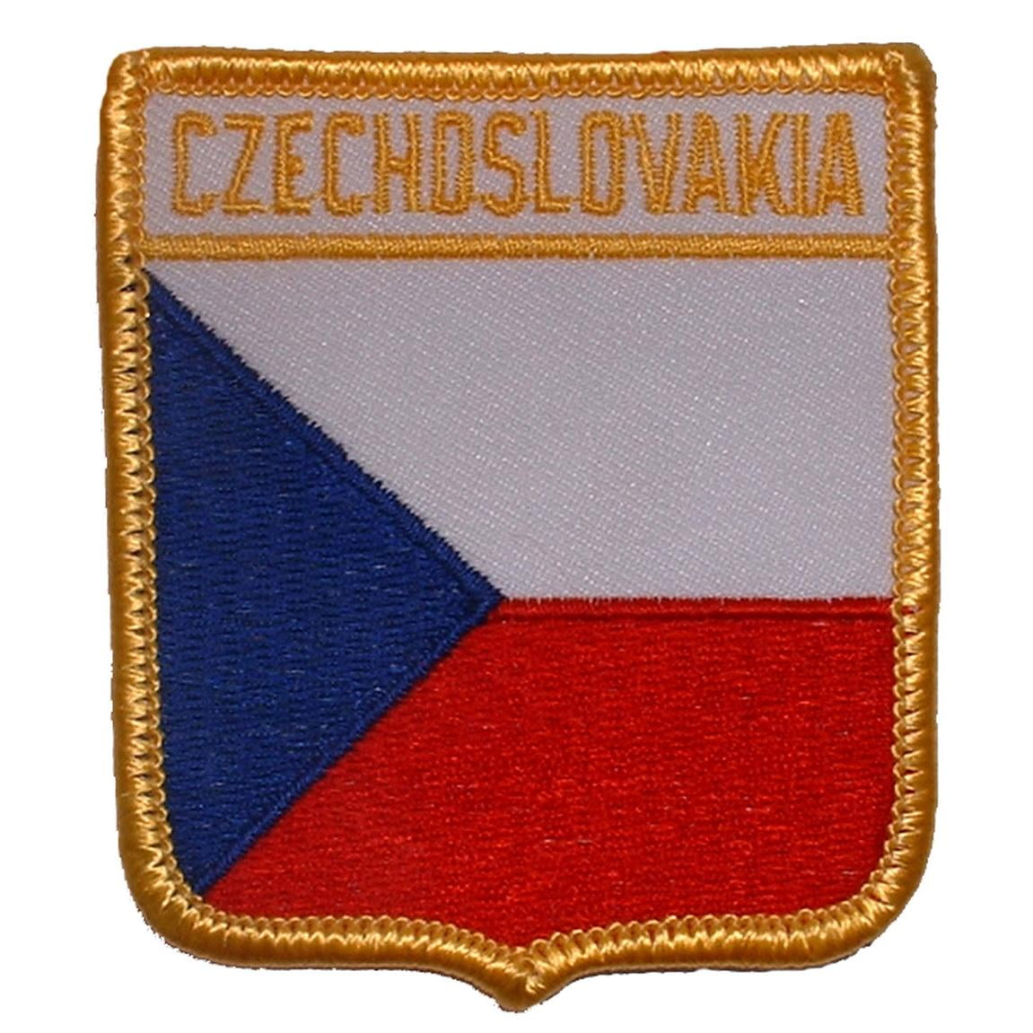 Czechoslovakia Shield Patch 2 1/2" x 3" - Walmart.com