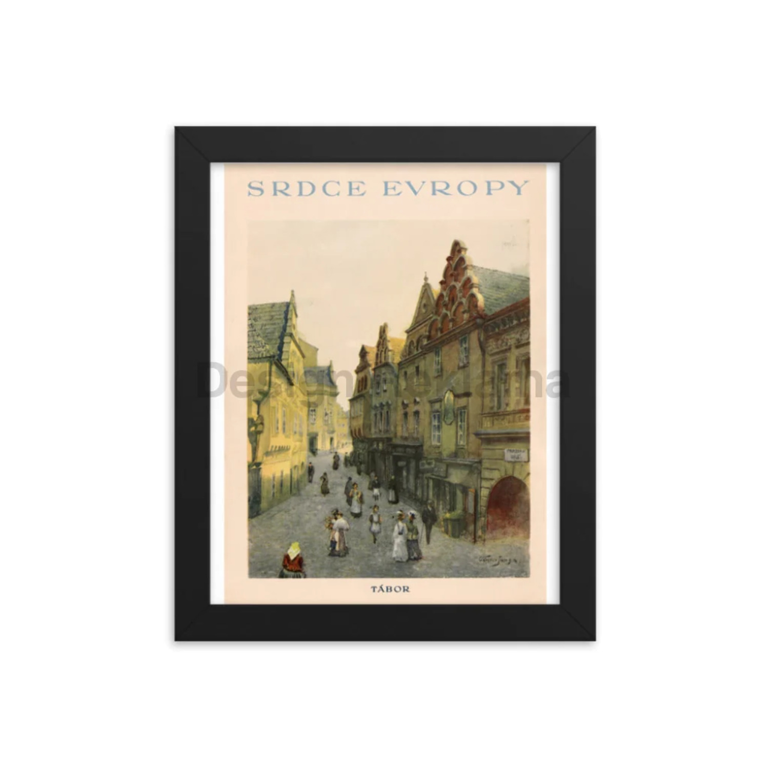 Czechoslovakia, the Heart of Europe, Visit Tabor, 1934. Framed Vintage ...