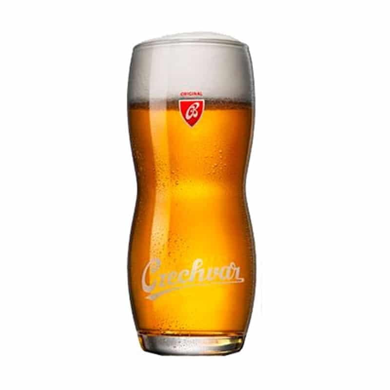 Czechvar Original Beer Glass, Curved Design, 16 oz - Set of 2 - Walmart.com