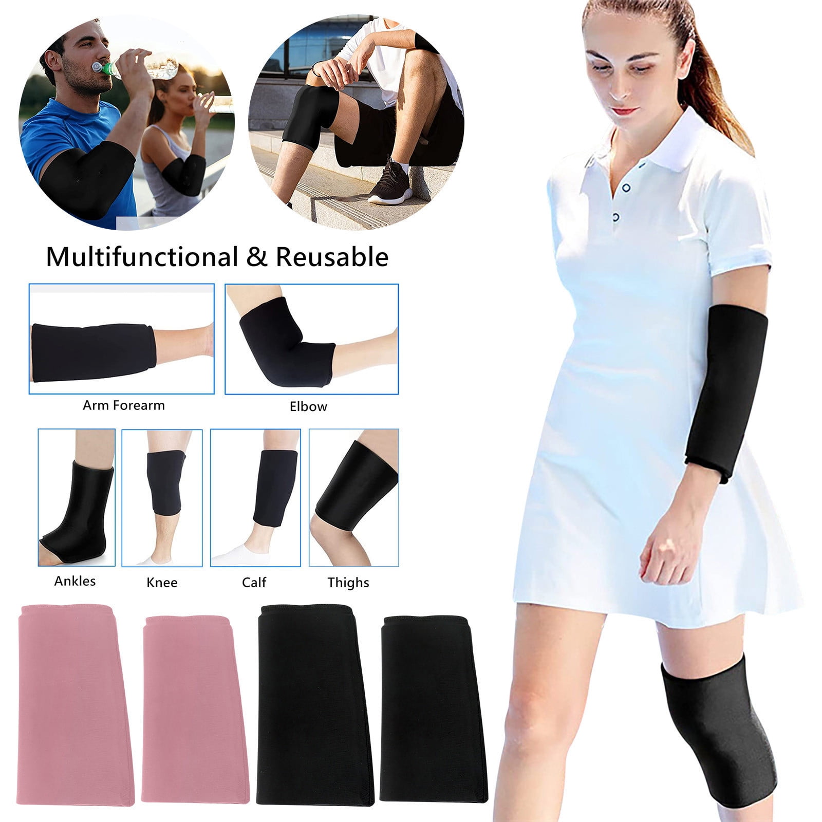 CzestPyake Elbow Wrist Joint Gel Cold Compression Protector Cold Gel ...