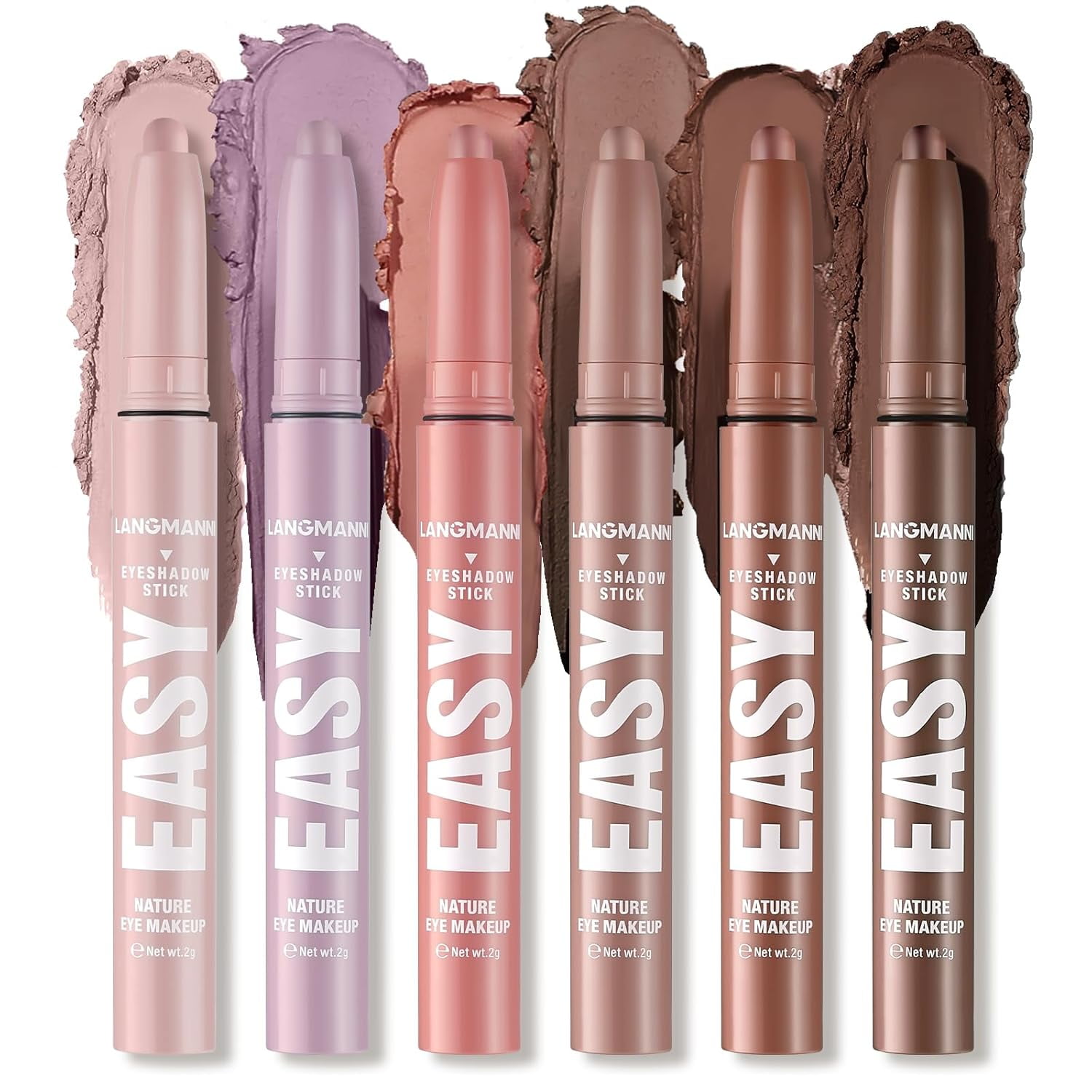 CzestPyake Eyeshadow Stick Set Matte Professional Bright-Colored ...