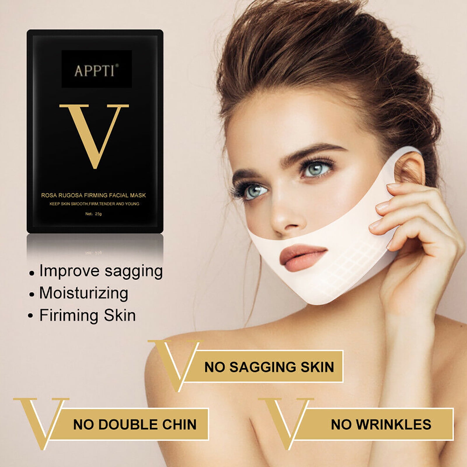 CzestPyake V Shape Face Slimming Mask Lifting Firming Burn Double Chin ...