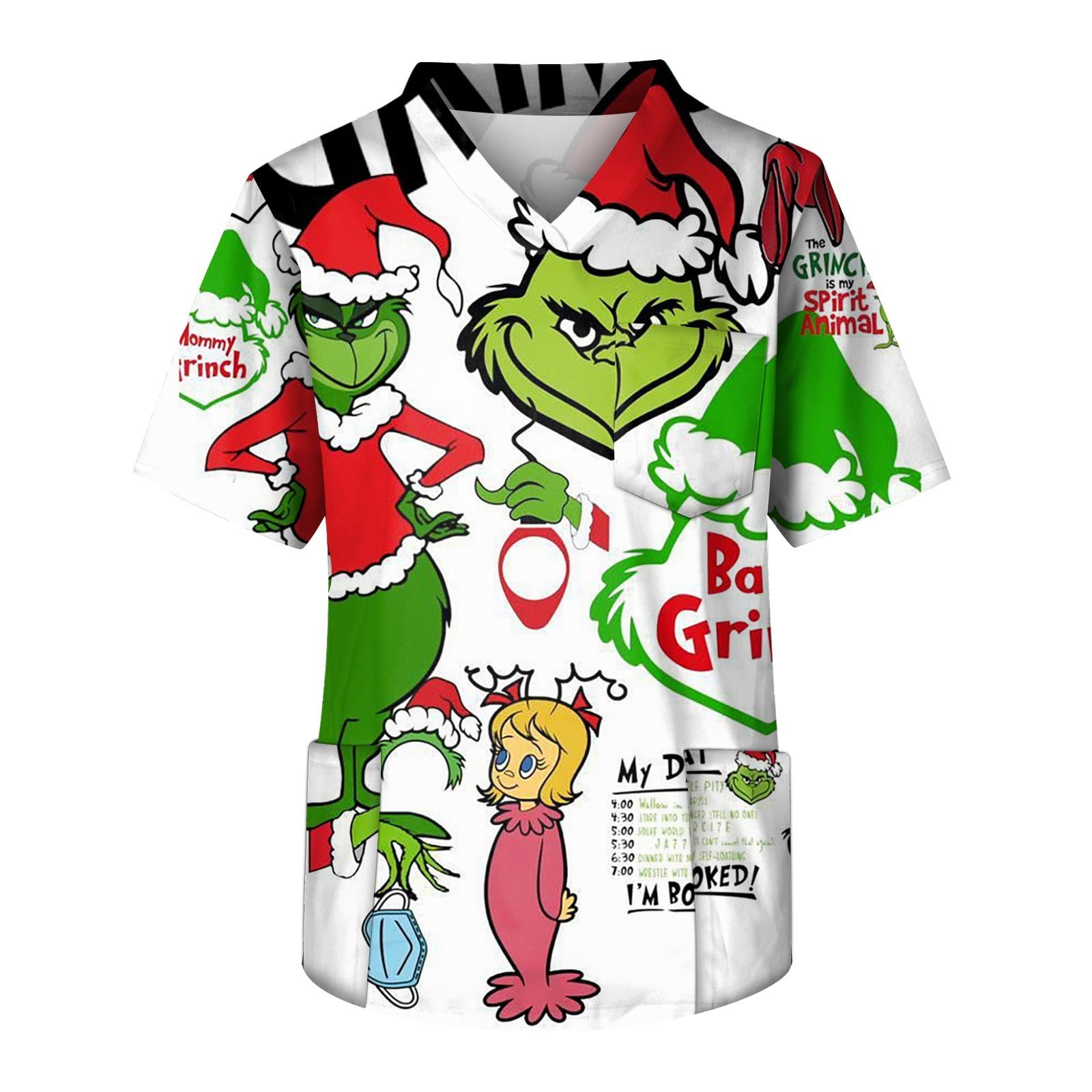 Czxfifvy Grinch Costume Christmas Sweatshirts, Men's Christmas Print ...
