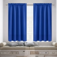 NICETOWN Solid Color Black out Curtains Rod Pocket Thermal Insulated ...