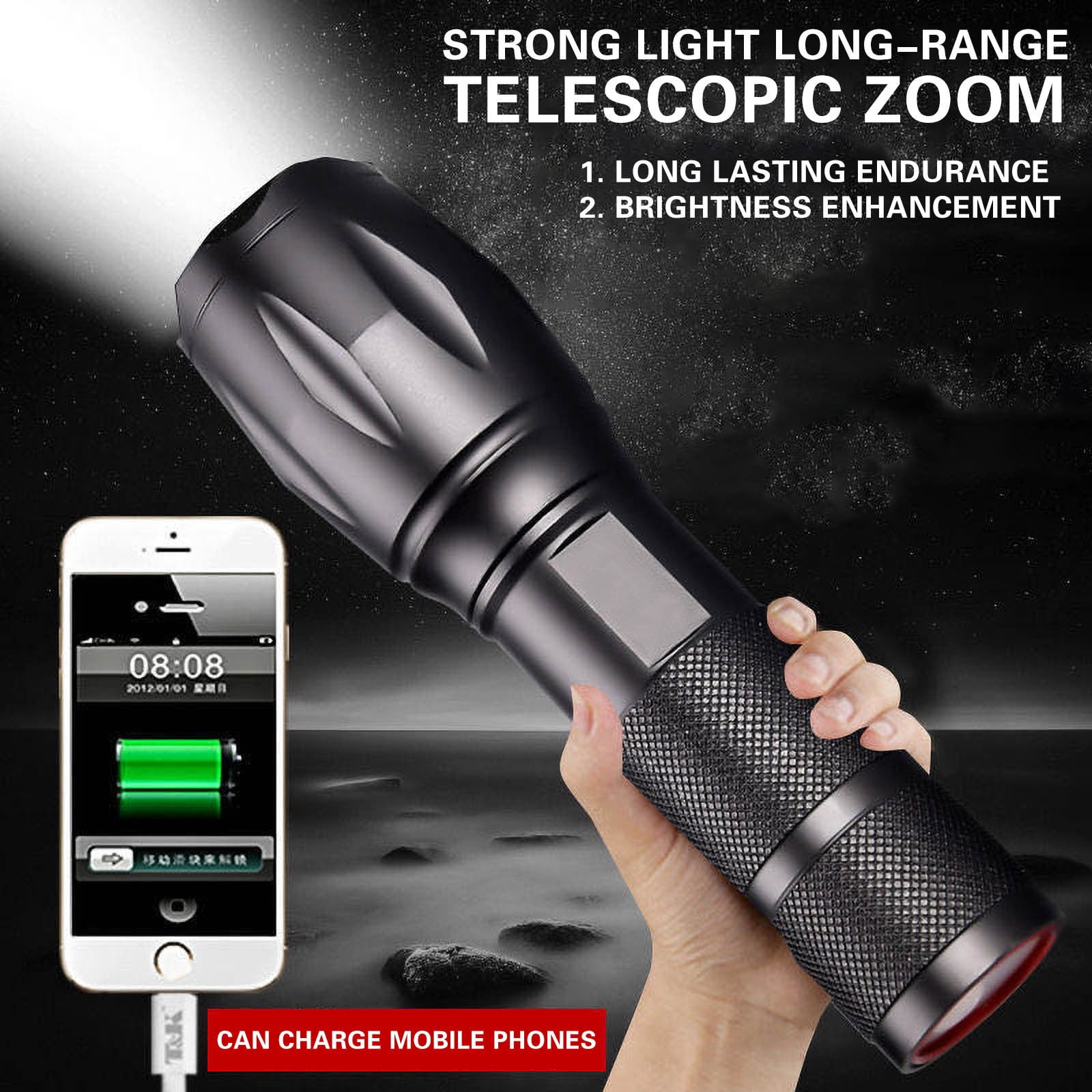 Clearance Czzoypi Flash Light (Black), LED Flashlight LED Flashlight ...