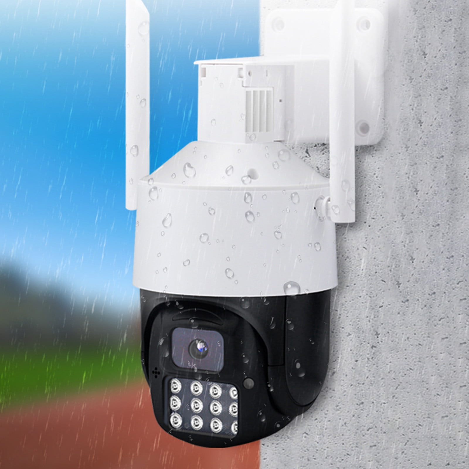 Clearance Czzoypi Hide Camera (White), Security Camera 5MP PTZ Security ...