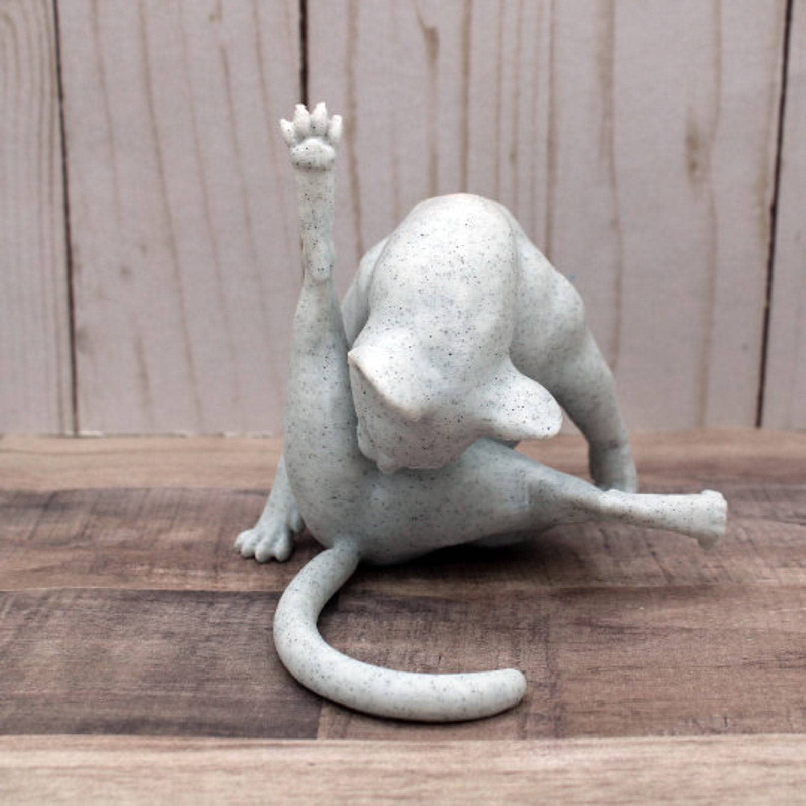 Czzoypi No Shame Cats Sculpture Funny Cats Statue Cats Statues Home ...