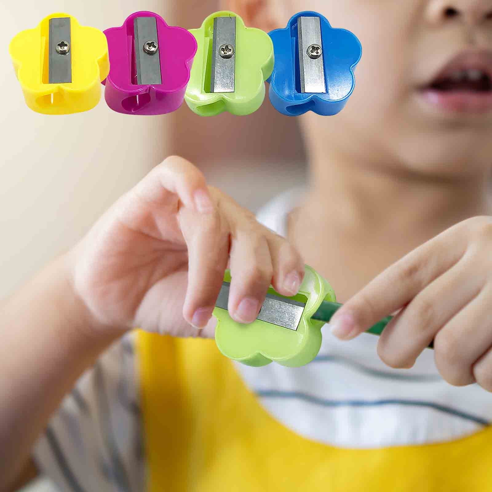 Czzoypi Pencil Sharpener - Colorful Mini Handheld Kids Pencil Sharpener ...