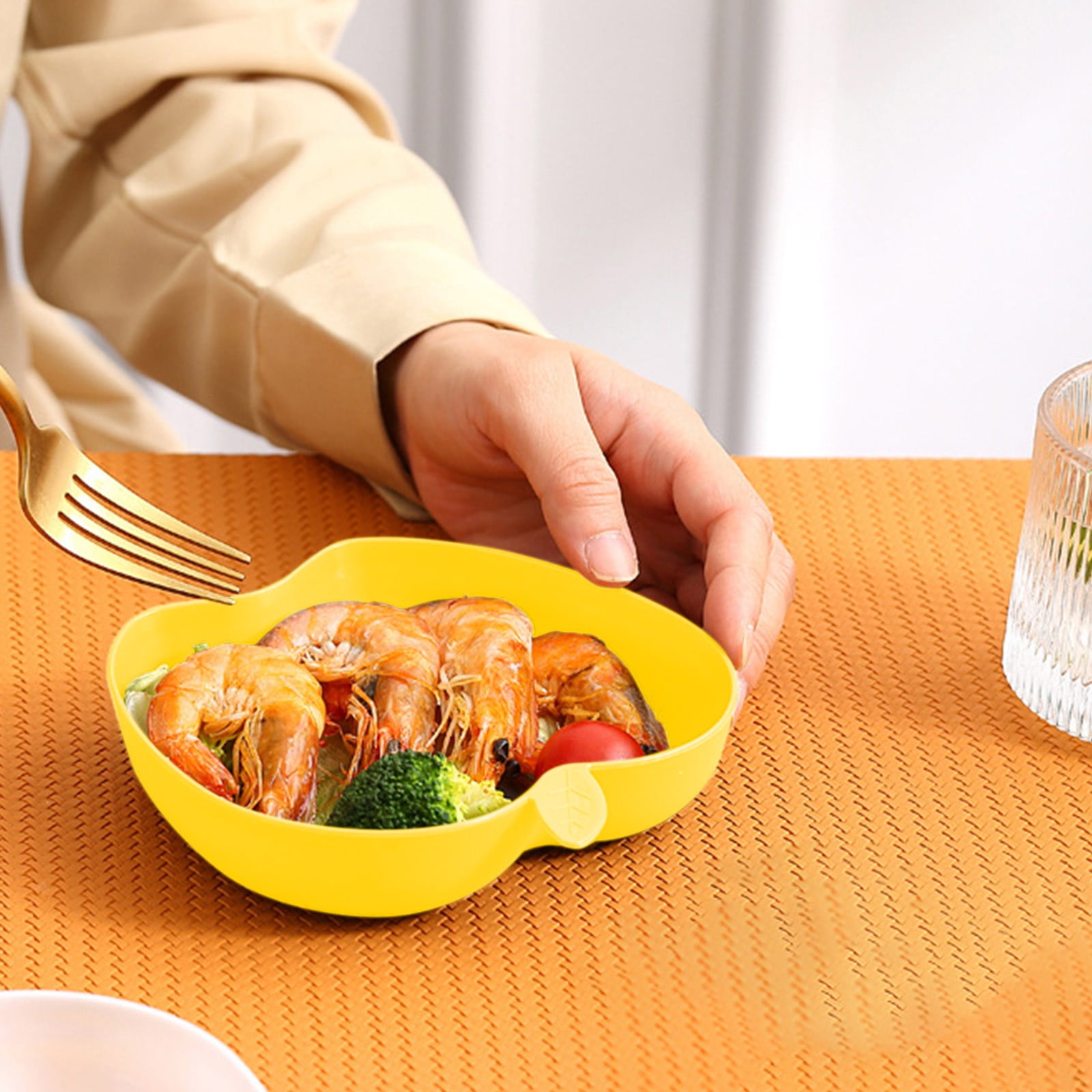Czzoypi Plastic Appetizer Plates, Apple Shape Seasoning Dishes, Dessert ...