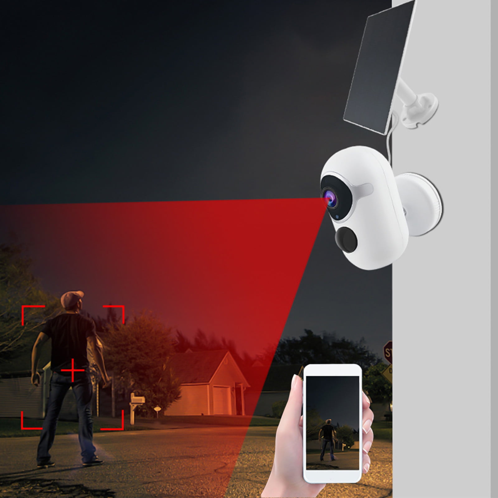 Clearance Czzoypi Security Cameras Wireless Outdoor (White), Security ...