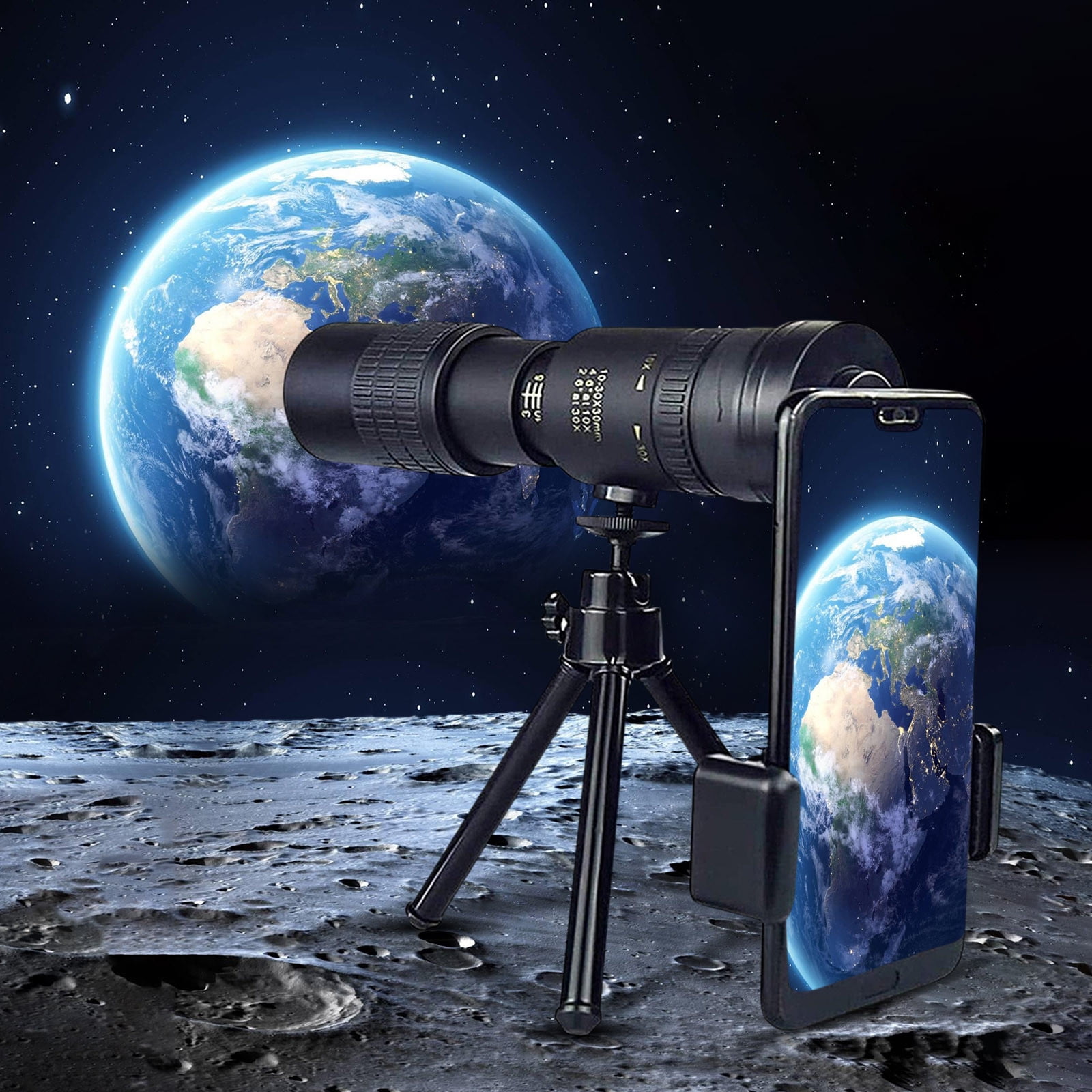 Czzoypi Telescope for Adults High Powered (Black), Telescope Single ...