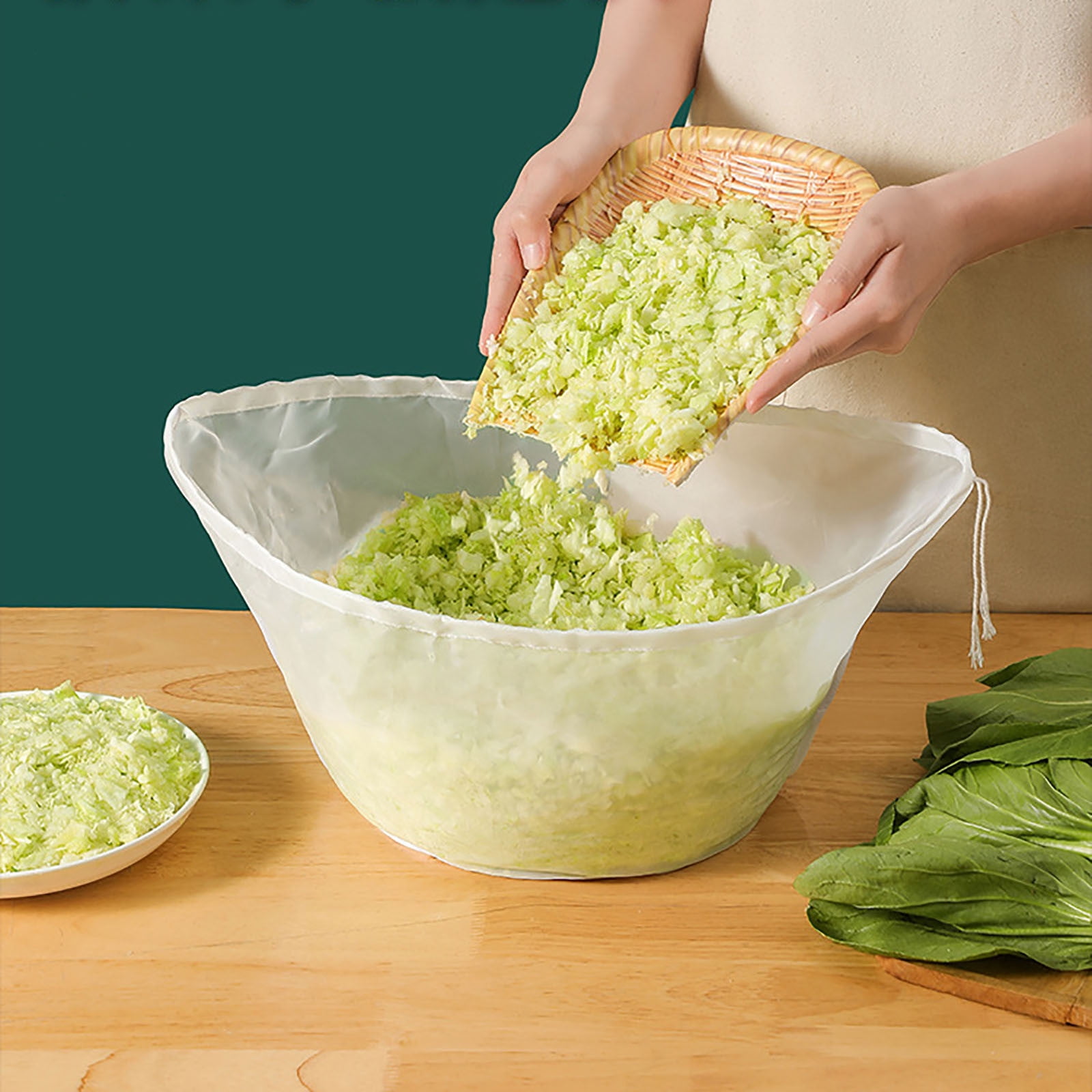 Czzoypi Vegetable Stuffing Bag Household Cabbage Bag Milk Filter Bag ...