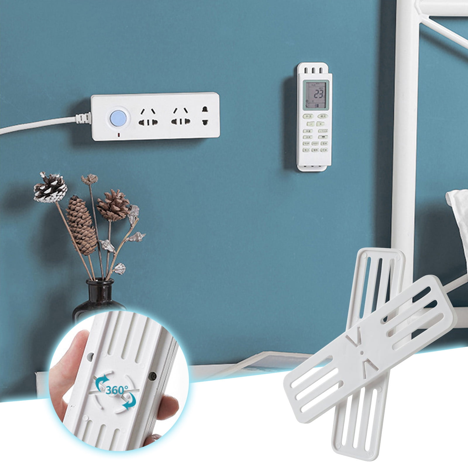 Clearance Czzoypi Wall Outlet (White), Multi Outlet Plug in Invisible ...