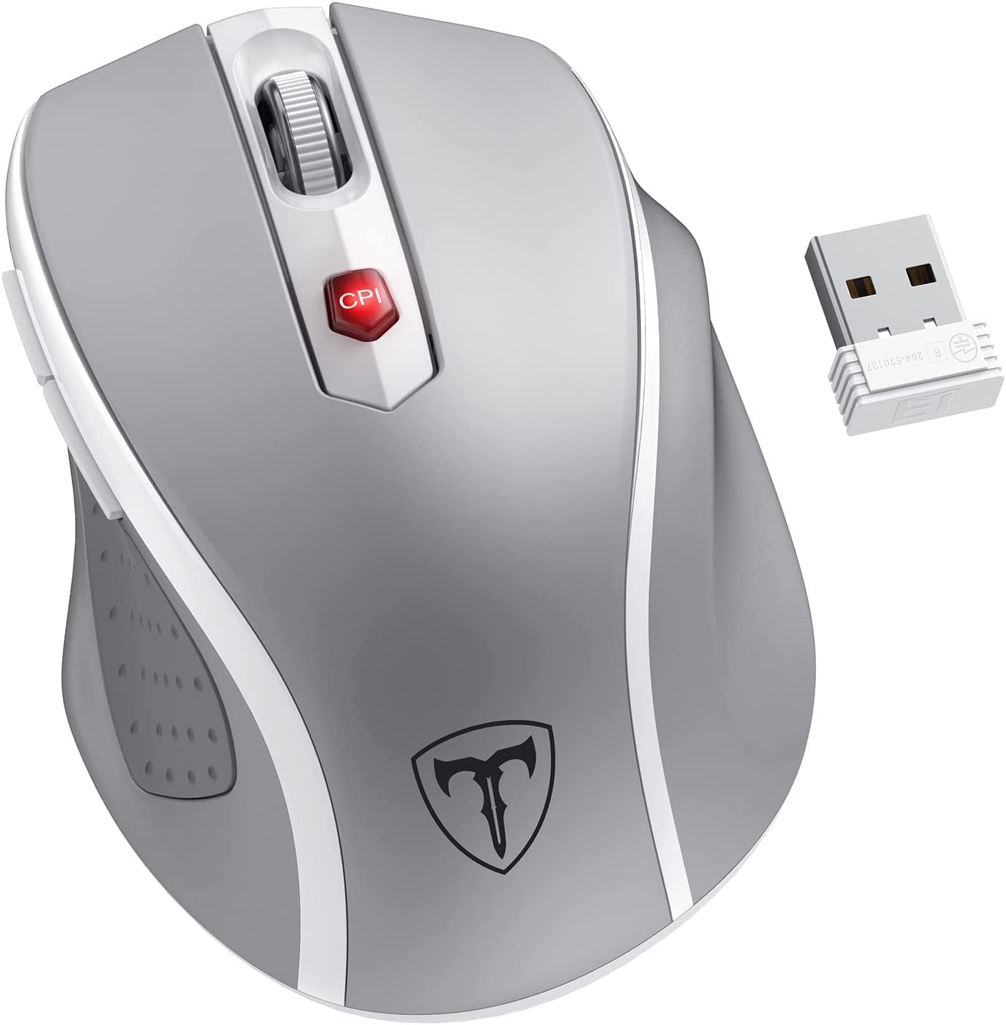 Chumajor D-09 Wireless Mouse for Laptop - Ergonomic Plus Computer USB ...