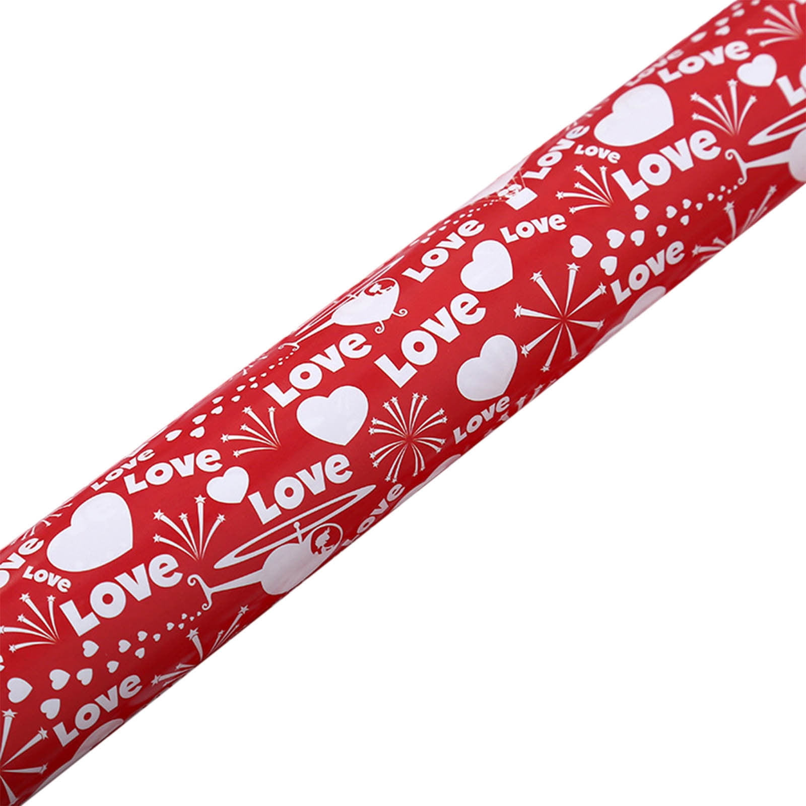 D 1 Roll Heart Shape Printed Wrapping Paper D Design For Valentine Day ...