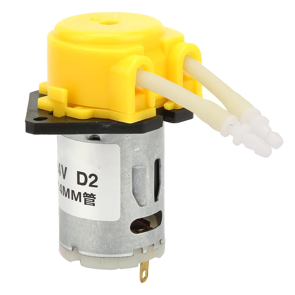 D-2 2*4mm DC 24V DIY Peristaltic Liquid Pump Dosing Pump for Laboratory ...