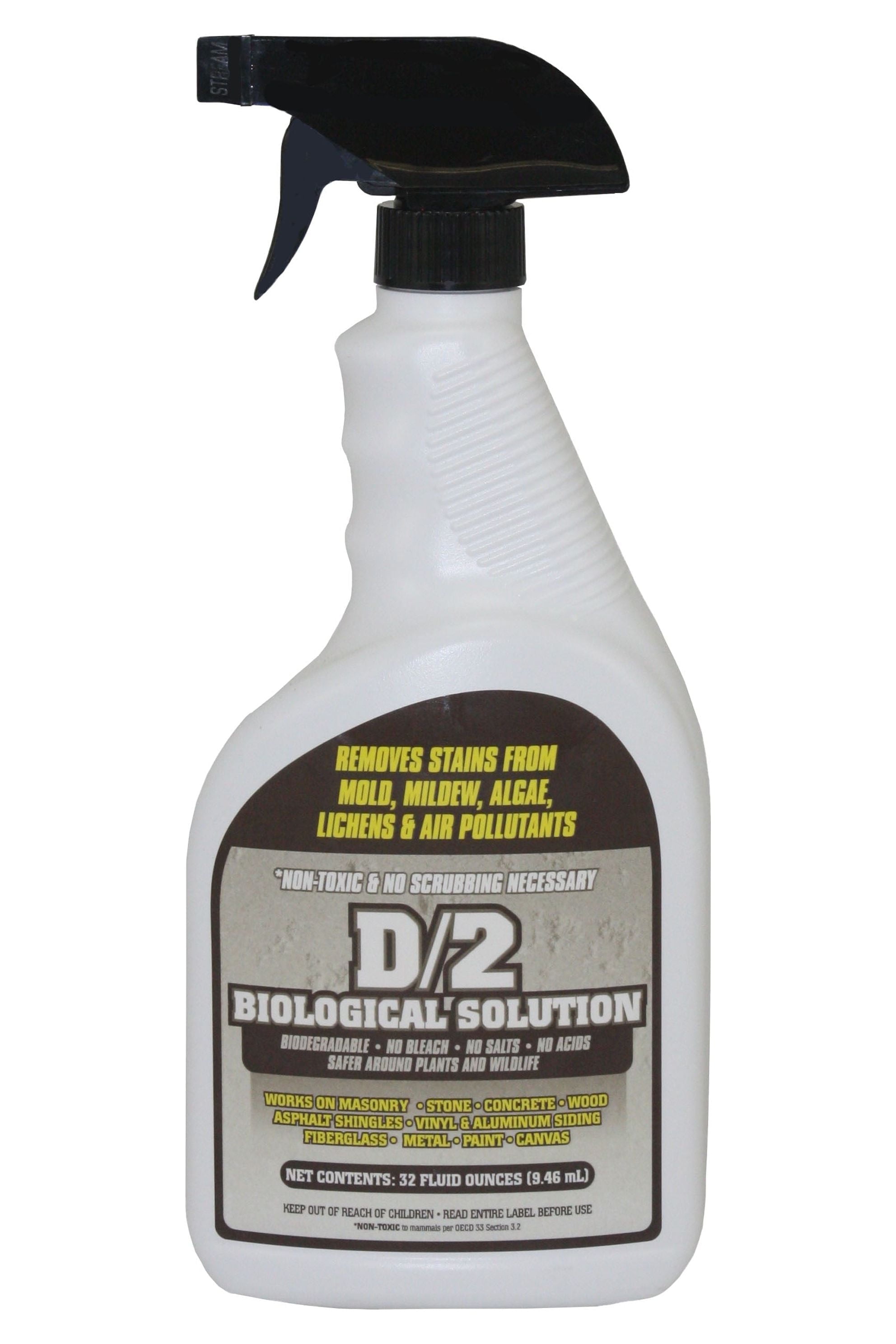 D/2 Biological Solution Cleaner, Easy Cleaning & Reusable Spray Bottle ...