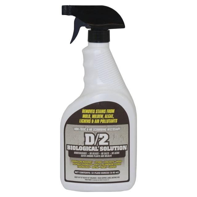 D/2 Biological Solution Cleaner, Easy Cleaning & Reusable Spray Bottle ...