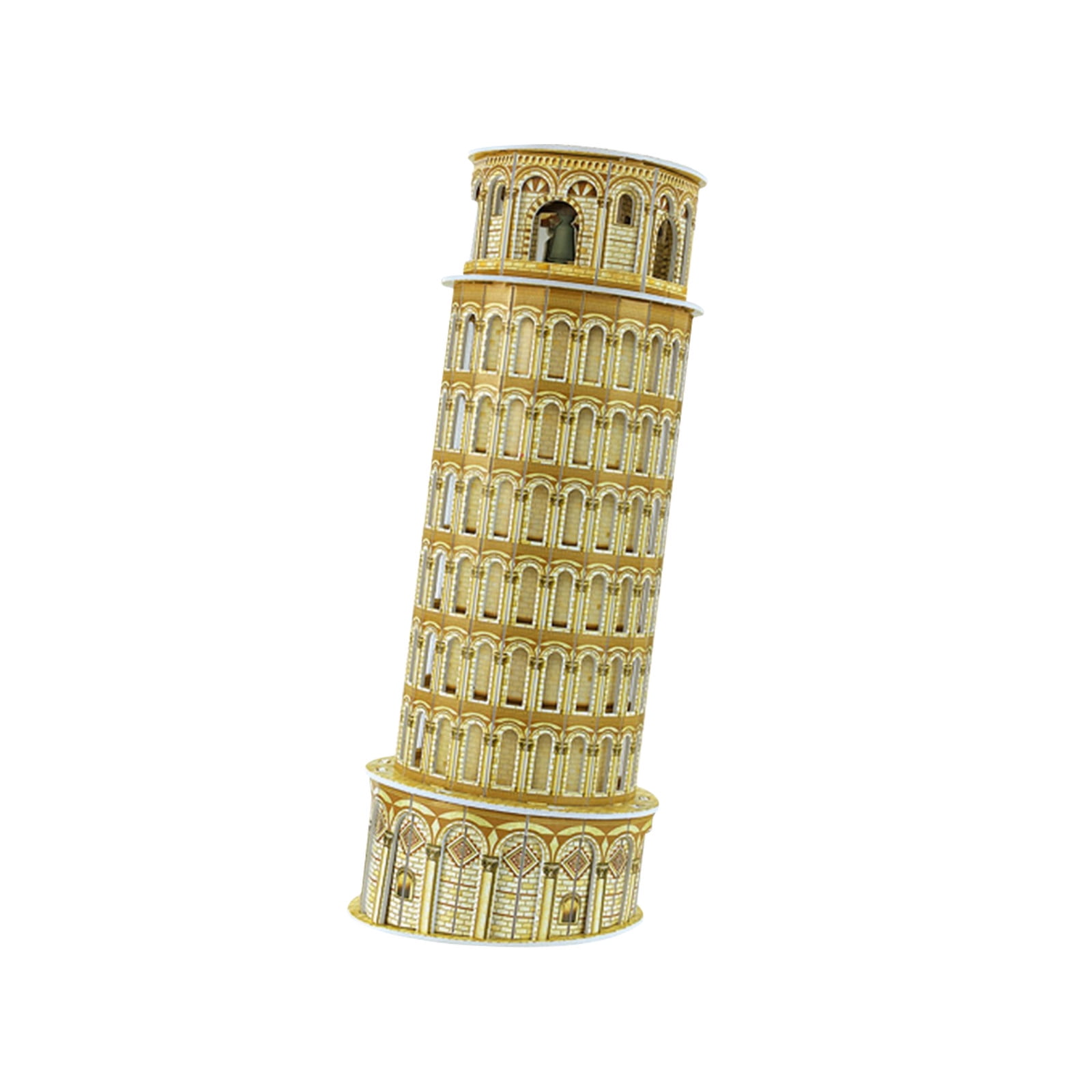 D 3D Mini World Building Model Puzzle Leaning Tower Of Pisa Educational ...