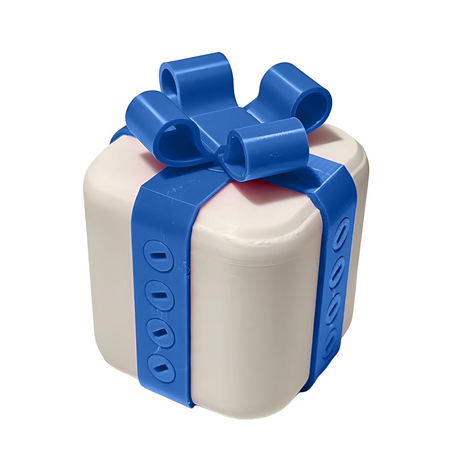 D 3D Printed Rounded Gift Box With Artistic Design, Tabletop Decoration ...