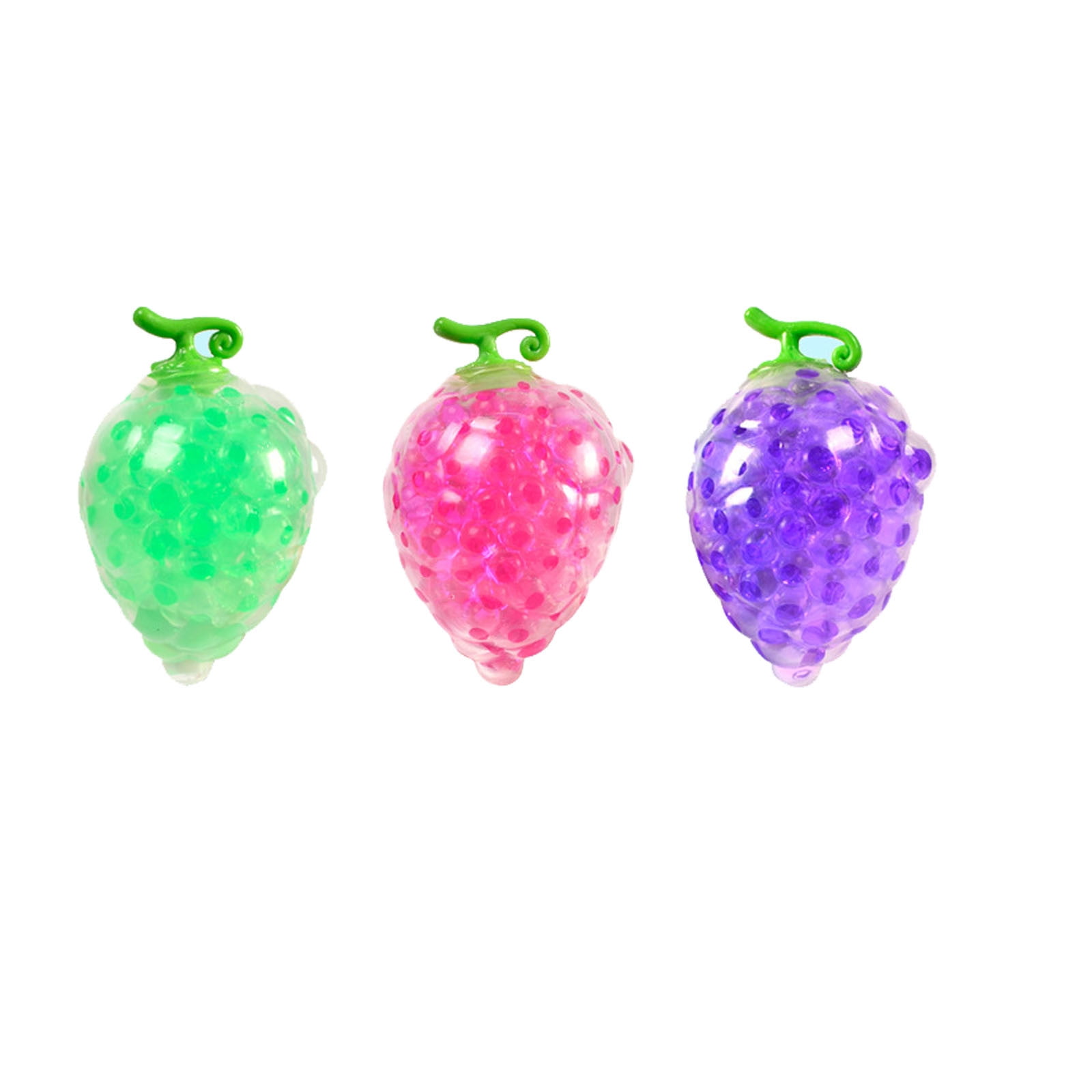 D-480 Grape Bunch Shaped Kneading Stress Reliever Squeeze Toy Fidget ...