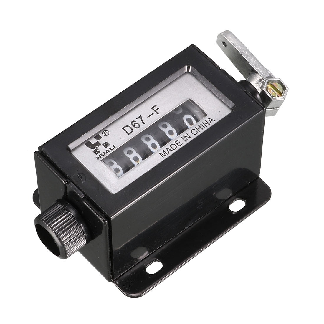 D-67F 5 Digits Resettable Stroke Pulling Counter Black - Walmart.com