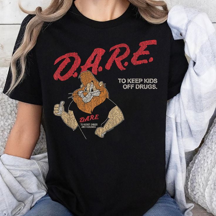 D.A.R.E. Program Keep Off Drugs Daren The Lion PSA Unisex T-Shirt ...