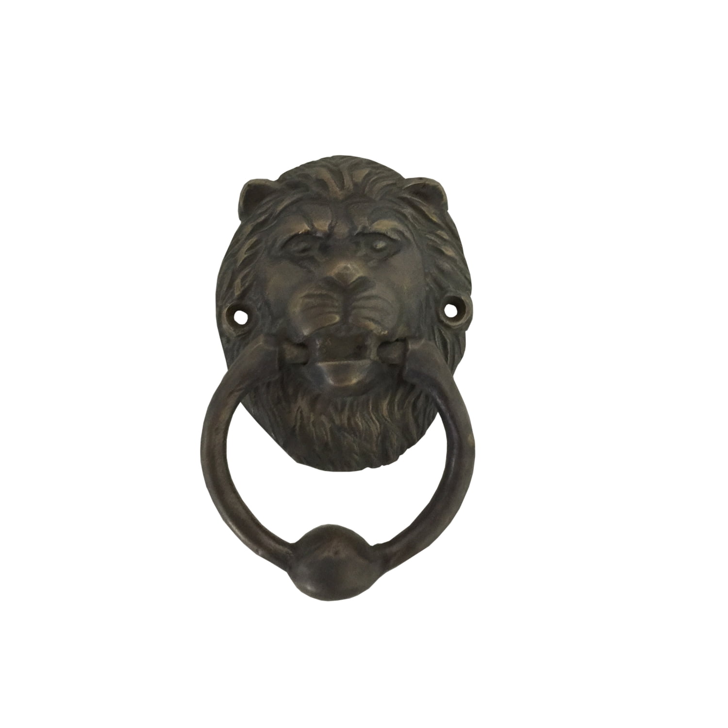 D-Art Collection Lion Head Brass Door Knocker or Puller (Sm) - Walmart.com