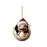 D Acrylic Flat Pendant Cute Carton Dinosaur Baby Christmas Tree New ...