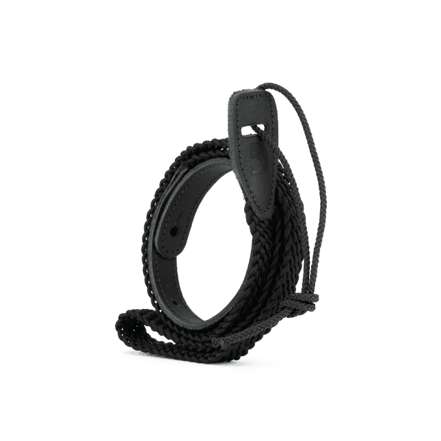 D'Addario 1" Braided Mandolin Strap - Black - Walmart.com