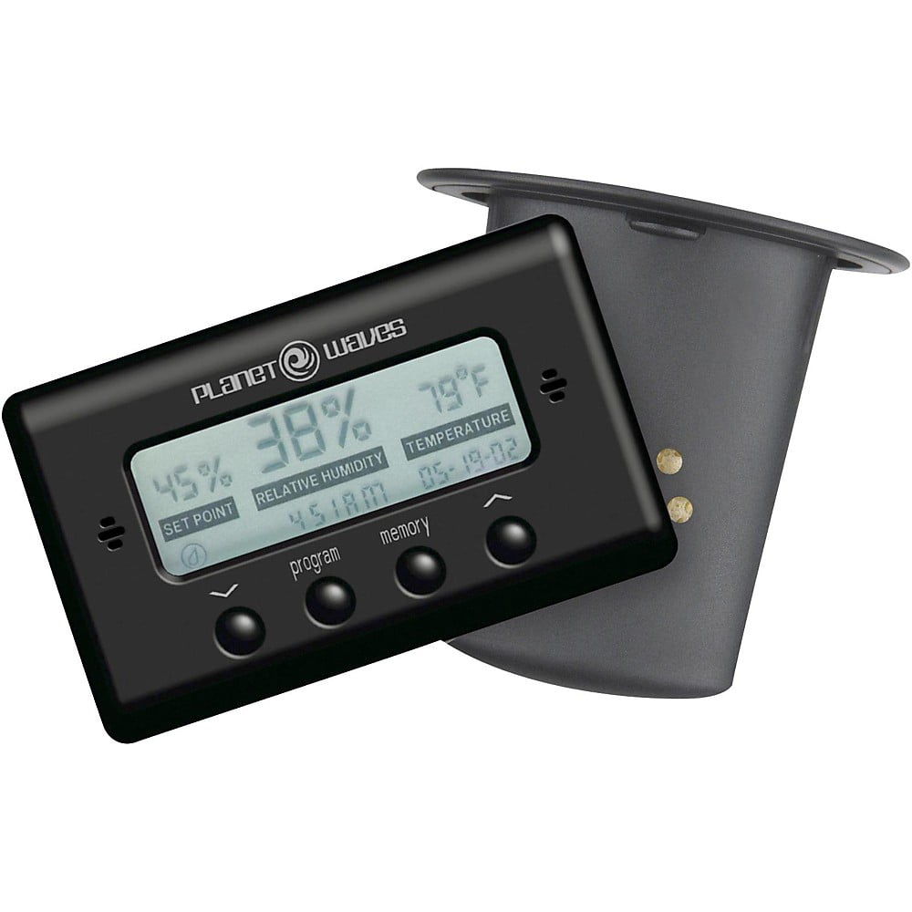 D'Addario Acoustic Guitar Humidifier with Humidity & Temperature Sensor ...