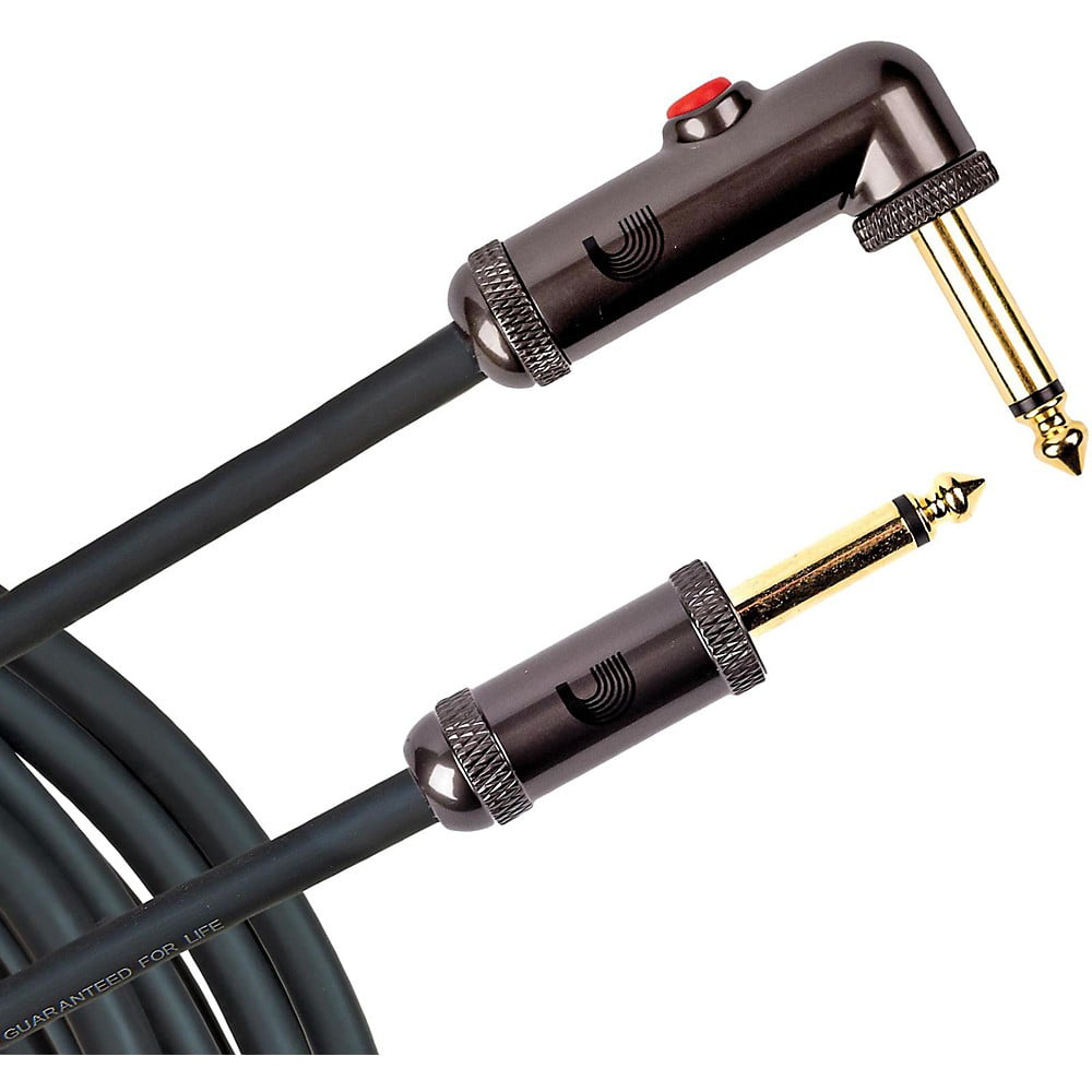 D'Addario Circuit Breaker Instrument Cable with Latching Cut-Off Switch ...