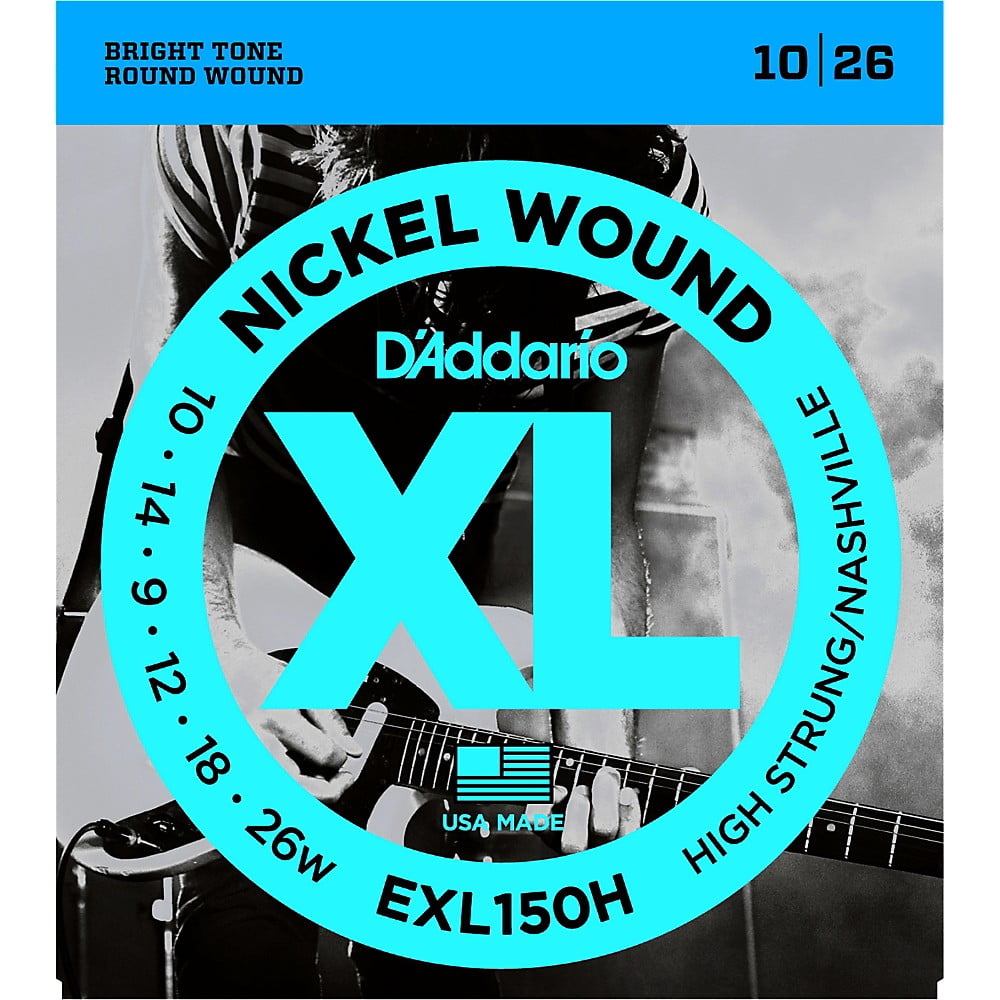 D'Addario EXL150H Nickel Wound Electric Guitar Strings, High-Strung ...