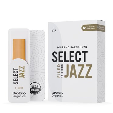 Rico Select Jazz Alto Saxophone Reeds, Unfiled, Strength 4 Strength ...
