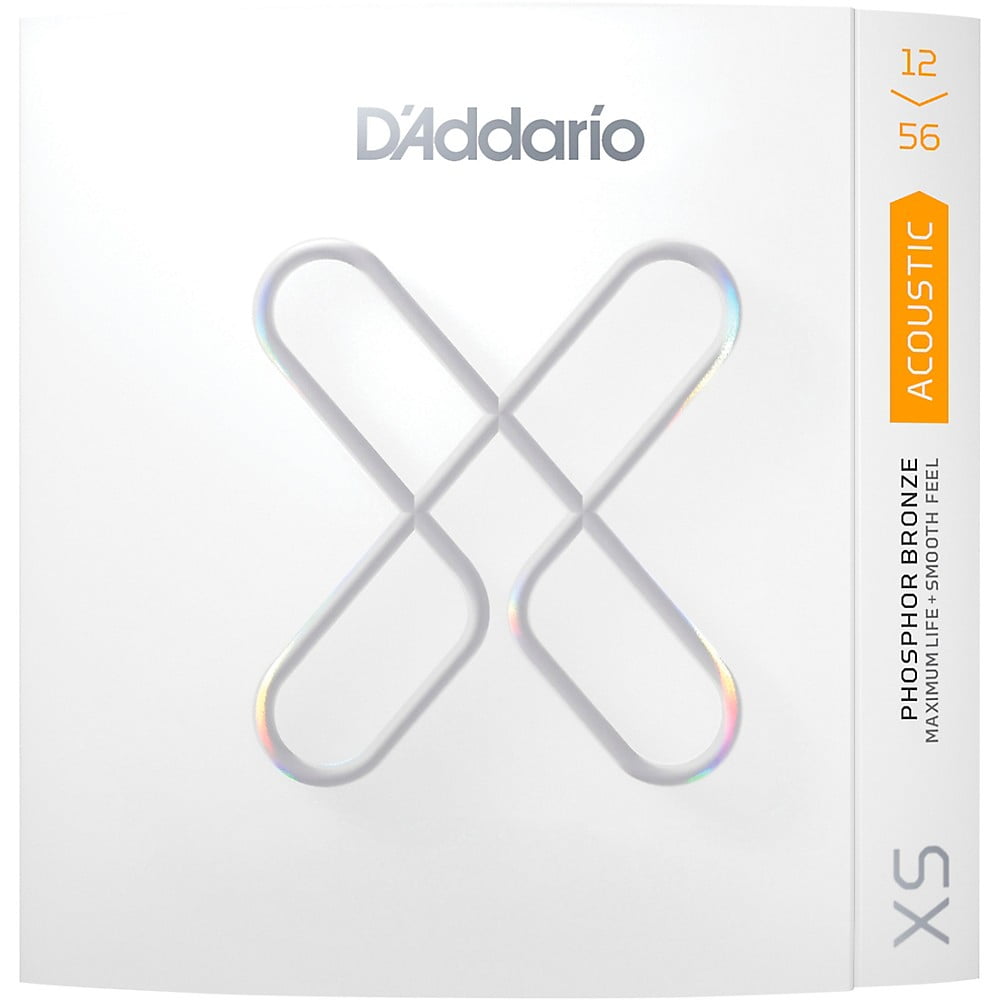 D'Addario XS Acoustic Phosphor Bronze Strings Light Top/Medium Bottom ...