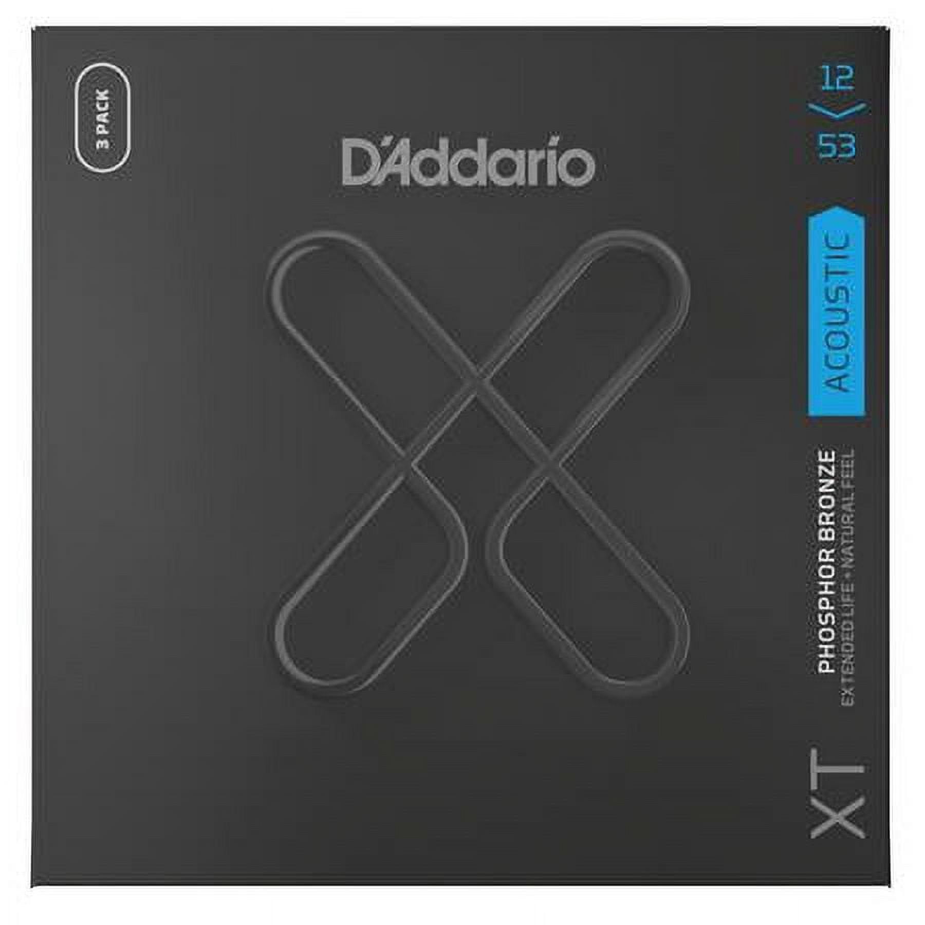 D'Addario XTAPB1253 XT Phosphor Bronze Acoustic Guitar String Set ...
