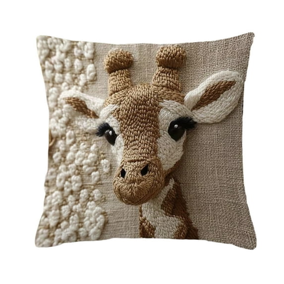 D Adorable And Cute Animals Pillow Covers For Bedroom Home And Sofa ...