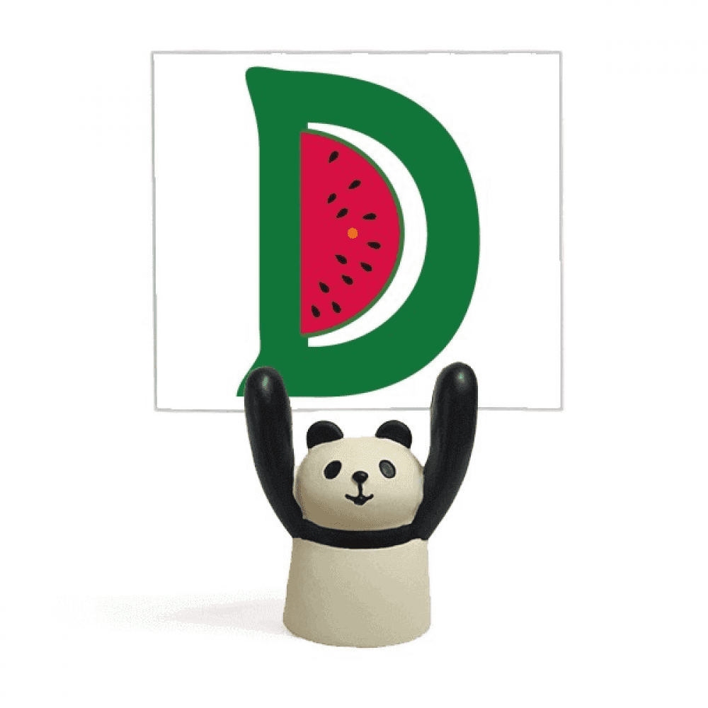 D Alphabet Watermelon Fruit Cute Pattern Memo Holder Cartoon Animal ...