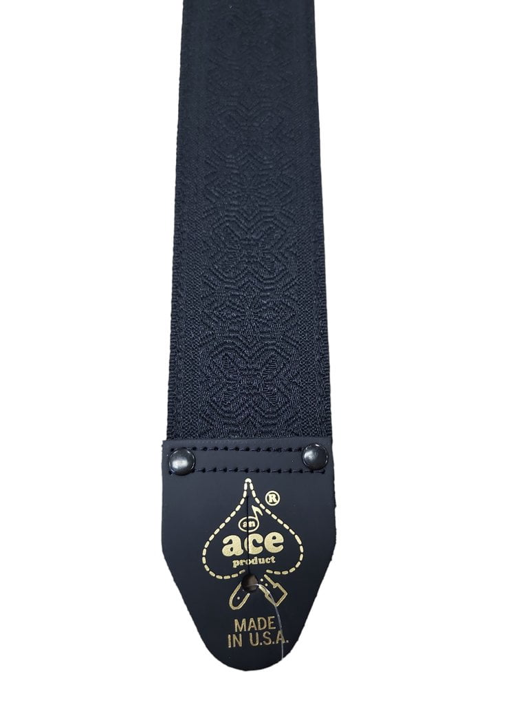 D'Andrea Ace Embossed Guitar Strap, Black - Walmart.com