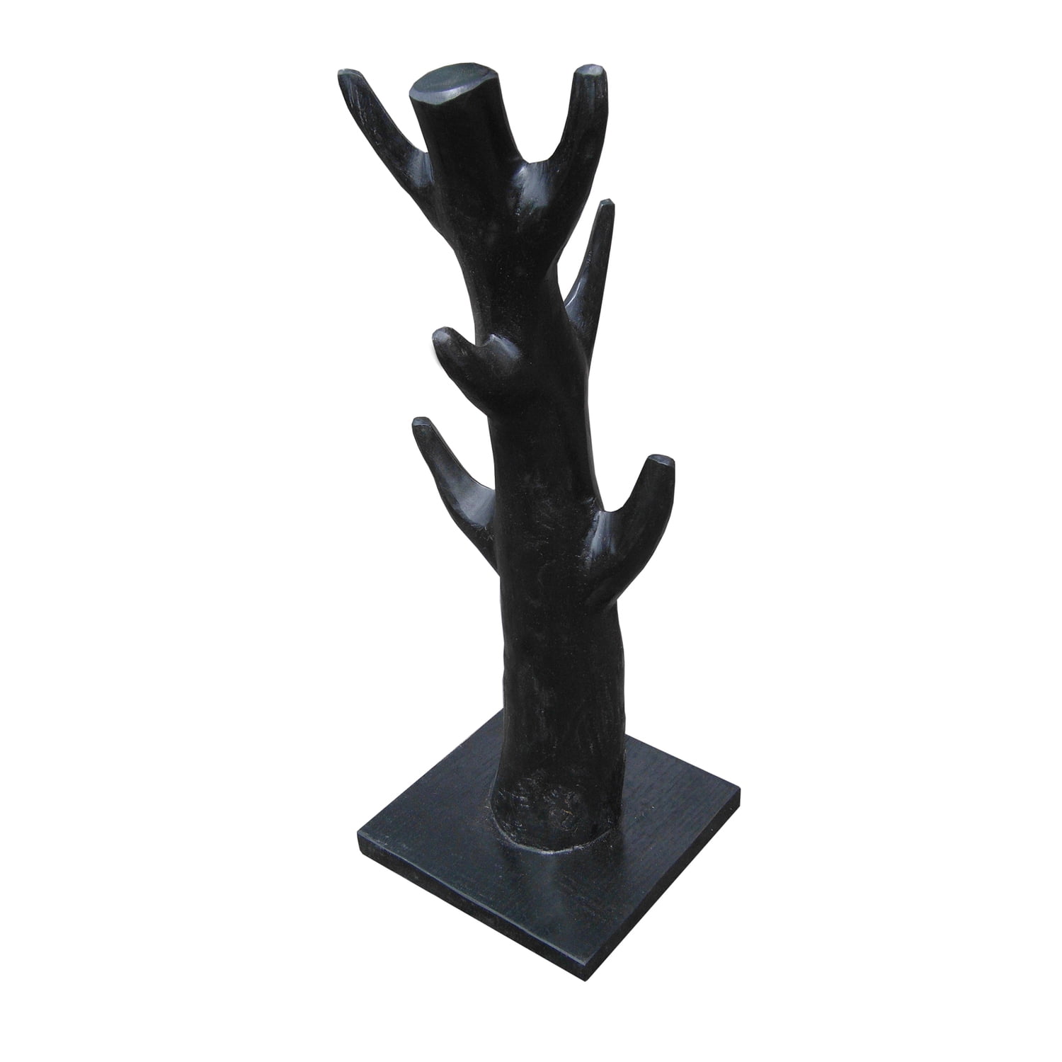 D-Art Collection Decorative Wooden Tree Stand-Black - Walmart.com