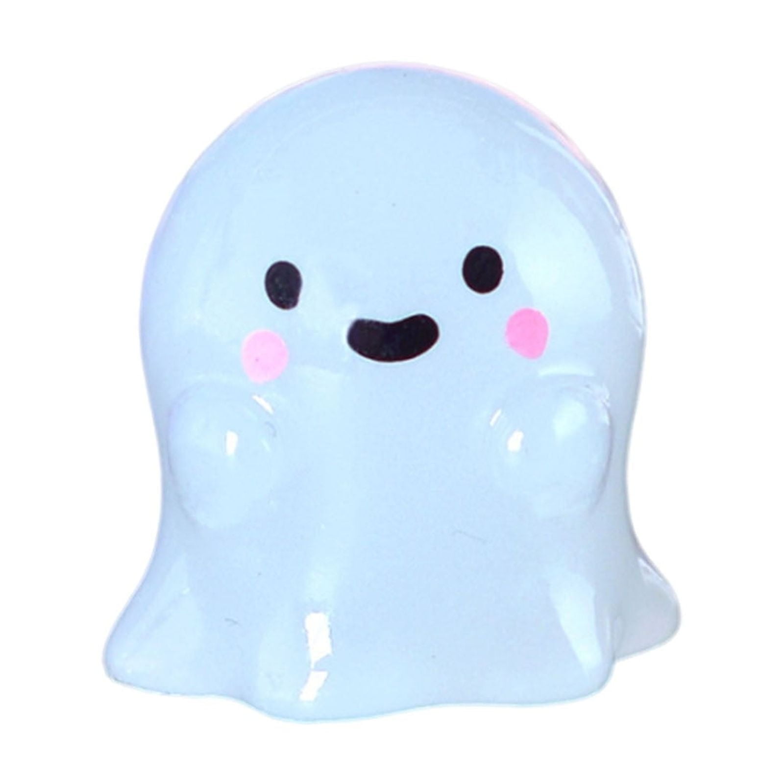 D Bald Ghost Glow In Dark Figurine For Halloween Decor Resin Miniature ...