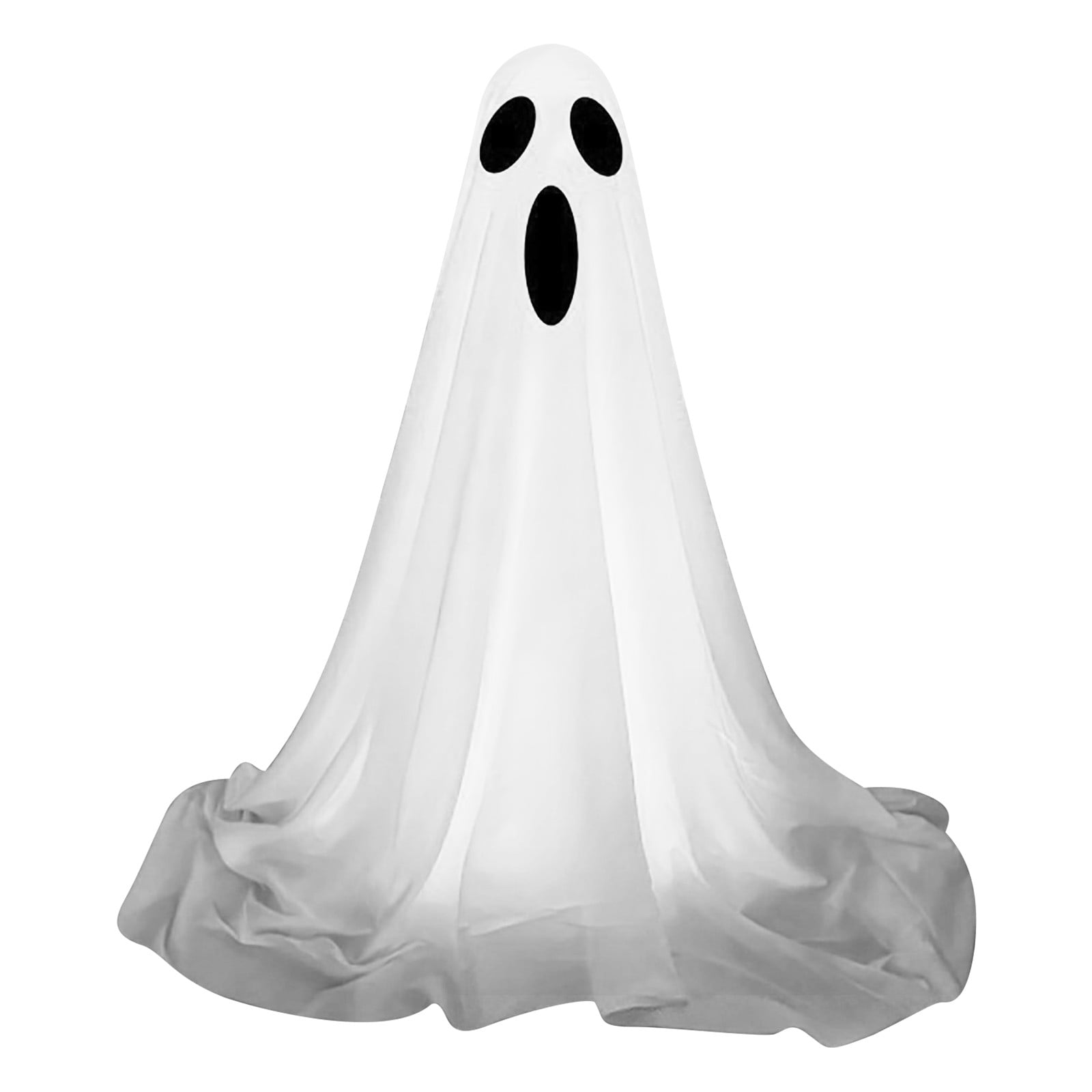 D Battery Powered Glowing Ghost Figure Telescoping 0.4-2.1M Halloween ...