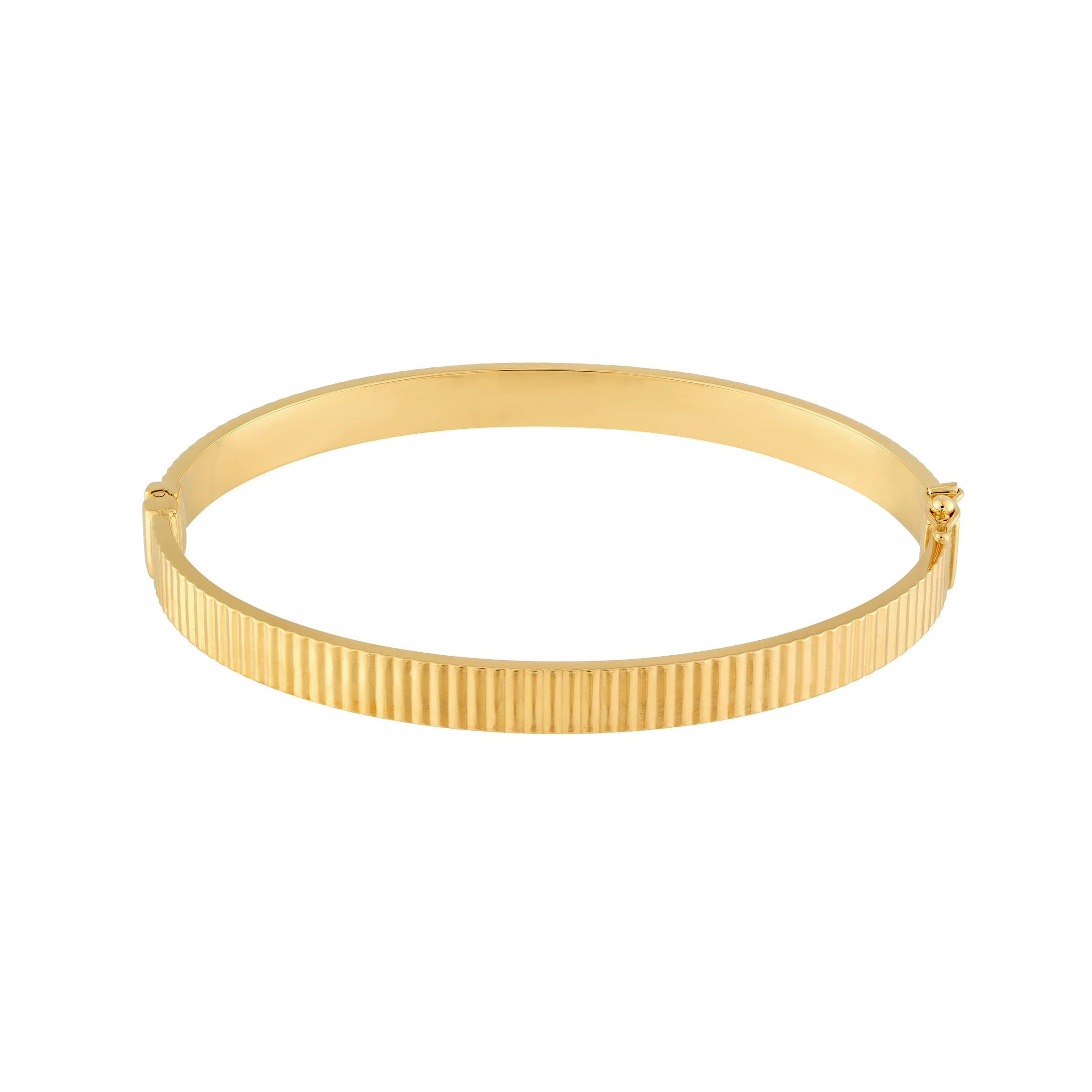 D/C Ridged Rectangle Tube Bangle Bracelet - Walmart.com