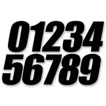 Permanent Adhesive Vinyl Numbers, 6", 48pk, Yellow - Walmart.com