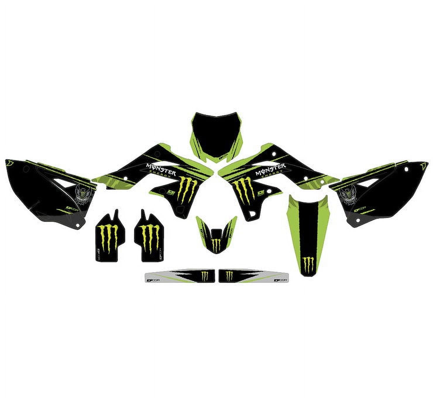 D COR Monster Energy Complete Graphics Kit Black 20-20-228 - Walmart.com