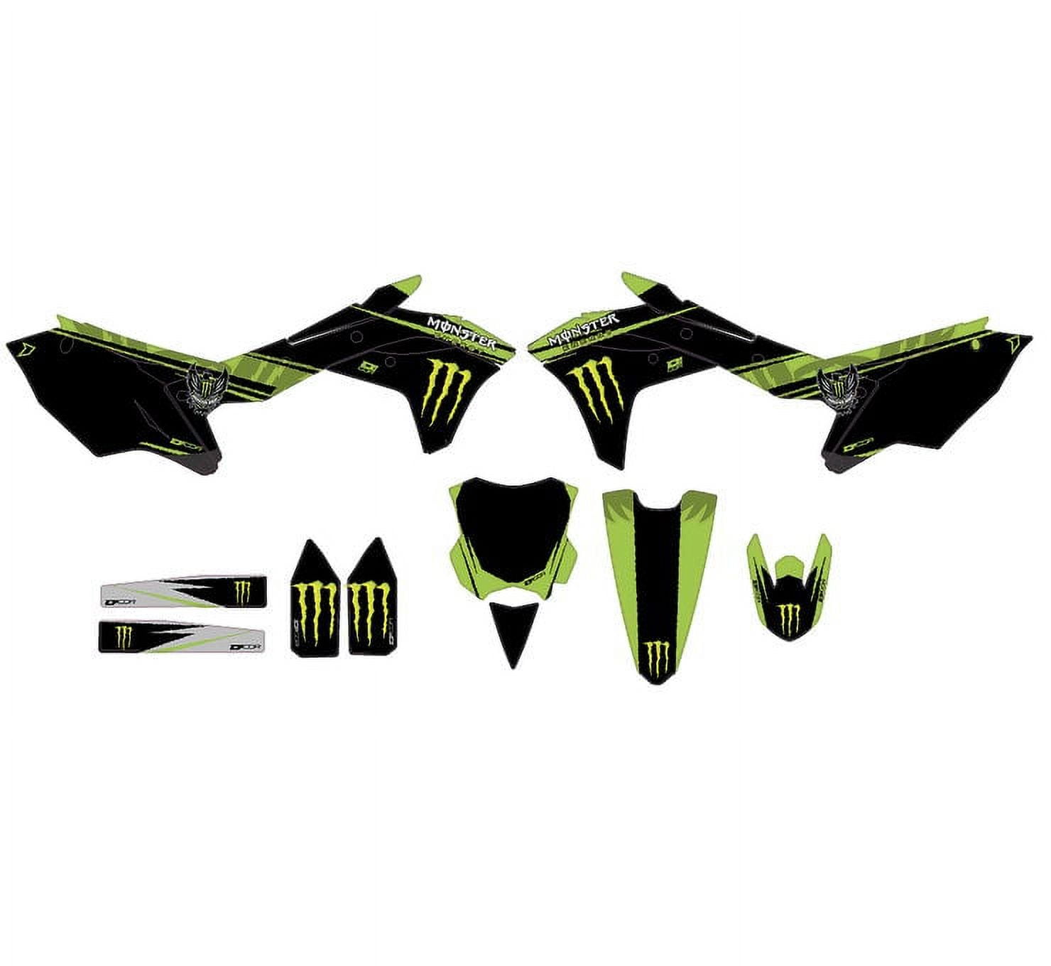 D COR Monster Energy Complete Graphics Kit Black 20-20-229 - Walmart.com