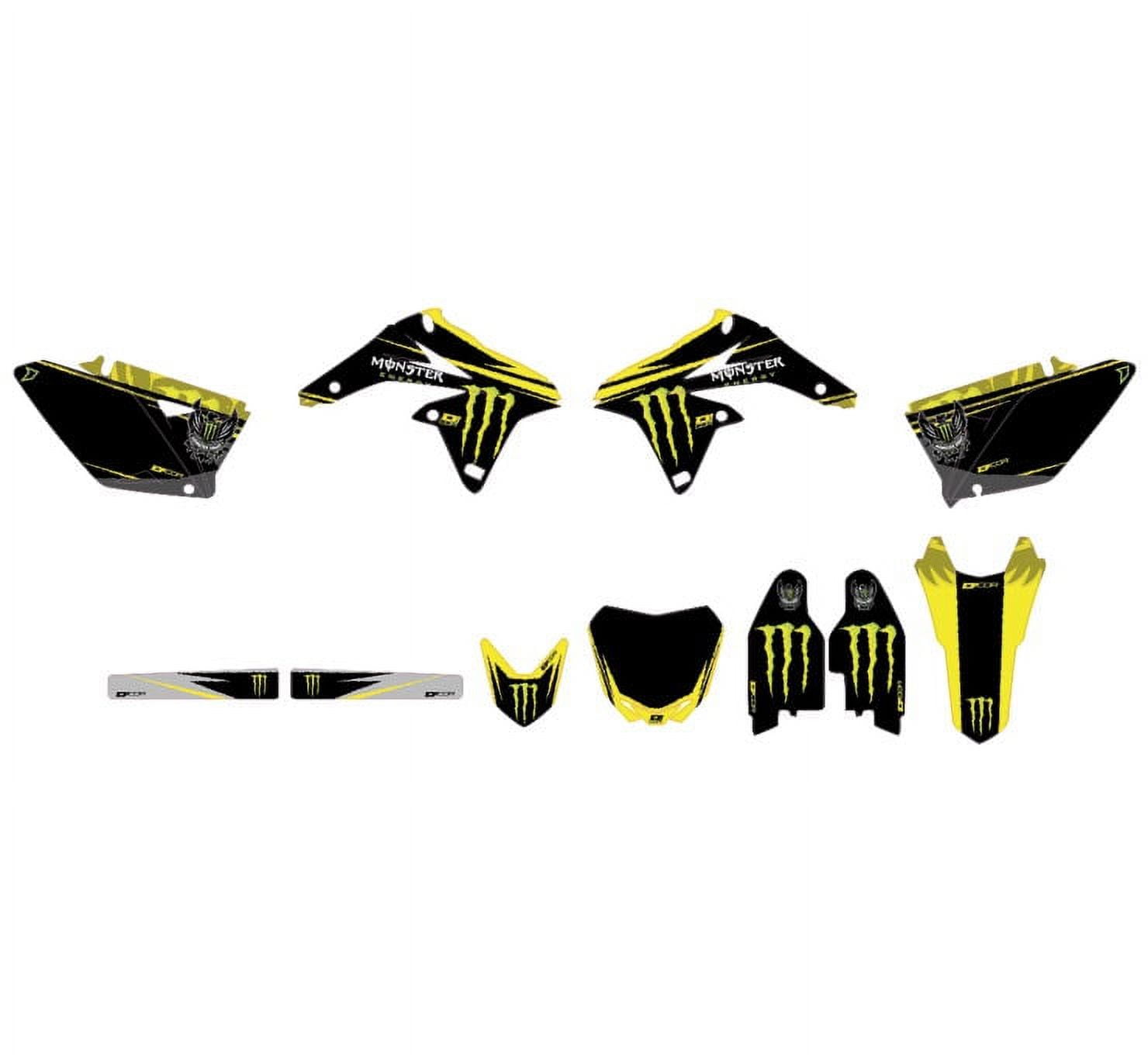 D COR Monster Energy Complete Graphics Kit Black 20-40-251 - Walmart.com