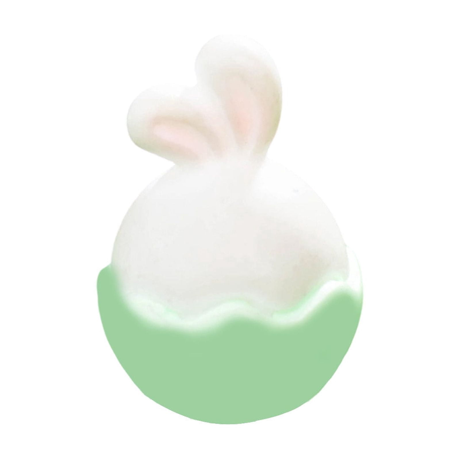 D Cartoon Easter Micro Landscape Ornament Set With Cute Egg Rabbits ...