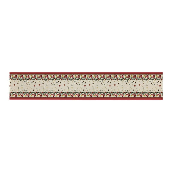 D Christmas Table Runner 183X33Cm Polyester Fabric With Holiday Print ...